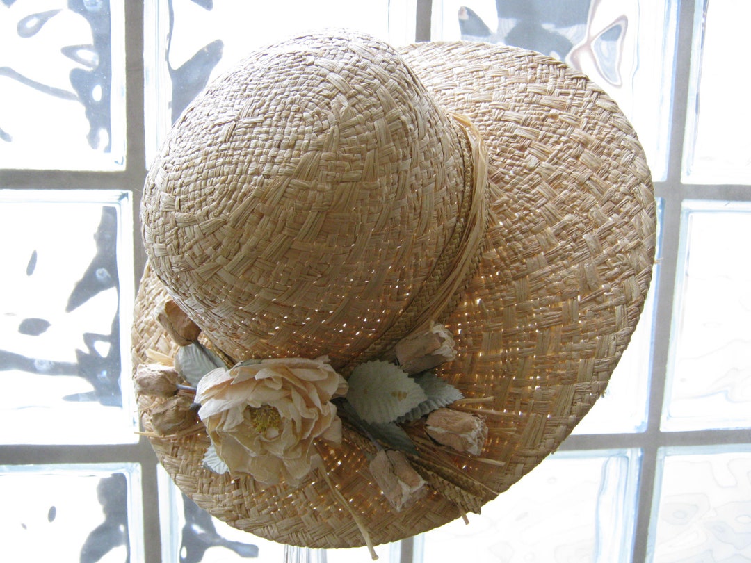 LAURA ASHLEY Vintage Natural Paper Raffia Autumn Flowers - Etsy