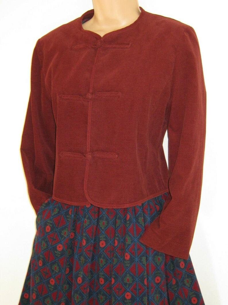 LAURA ASHLEY Vintage Autumn Russet Country Style Needlecord - Etsy Canada