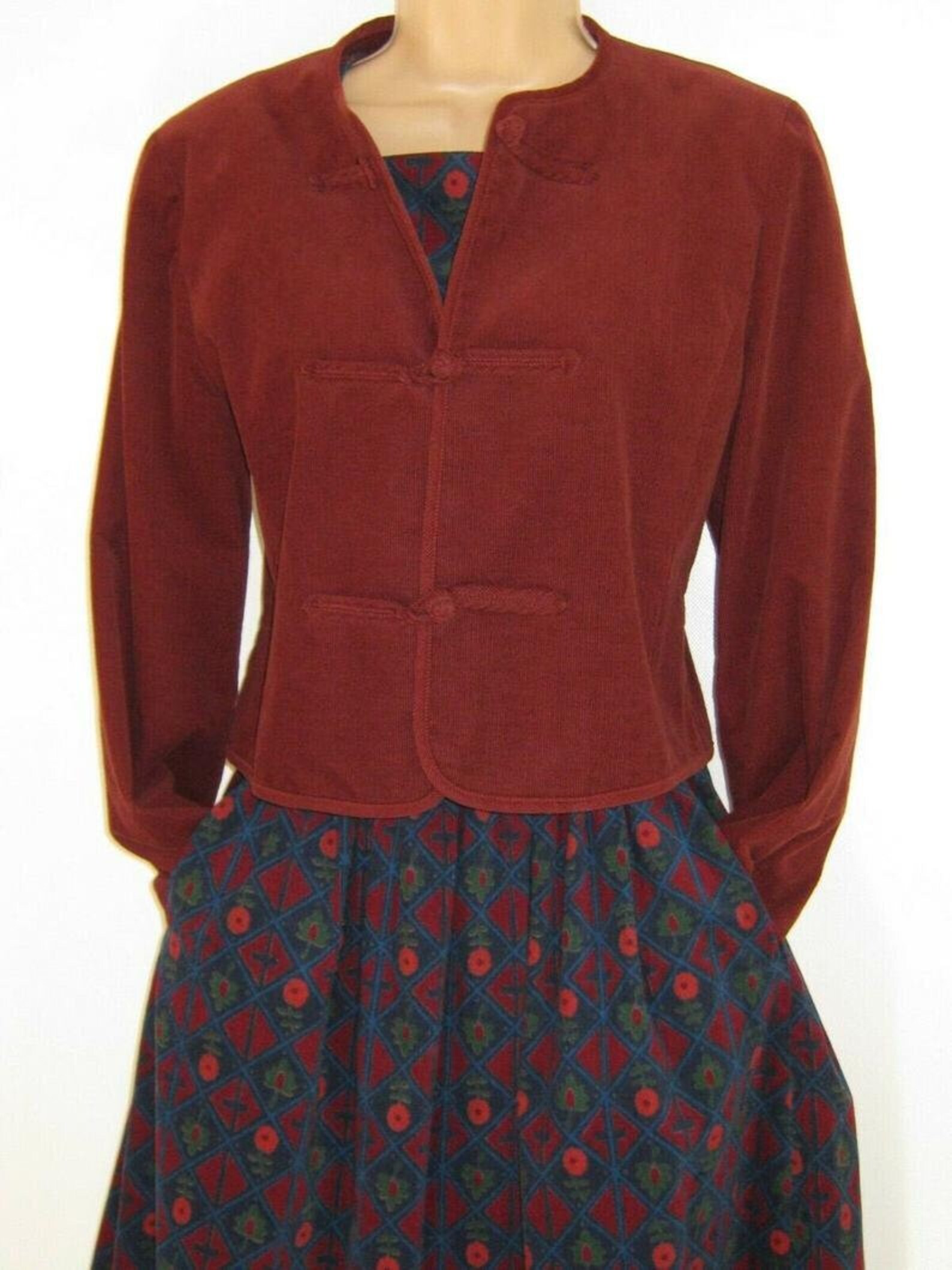 LAURA ASHLEY Vintage Autumn Russet Country Style Needlecord - Etsy Canada