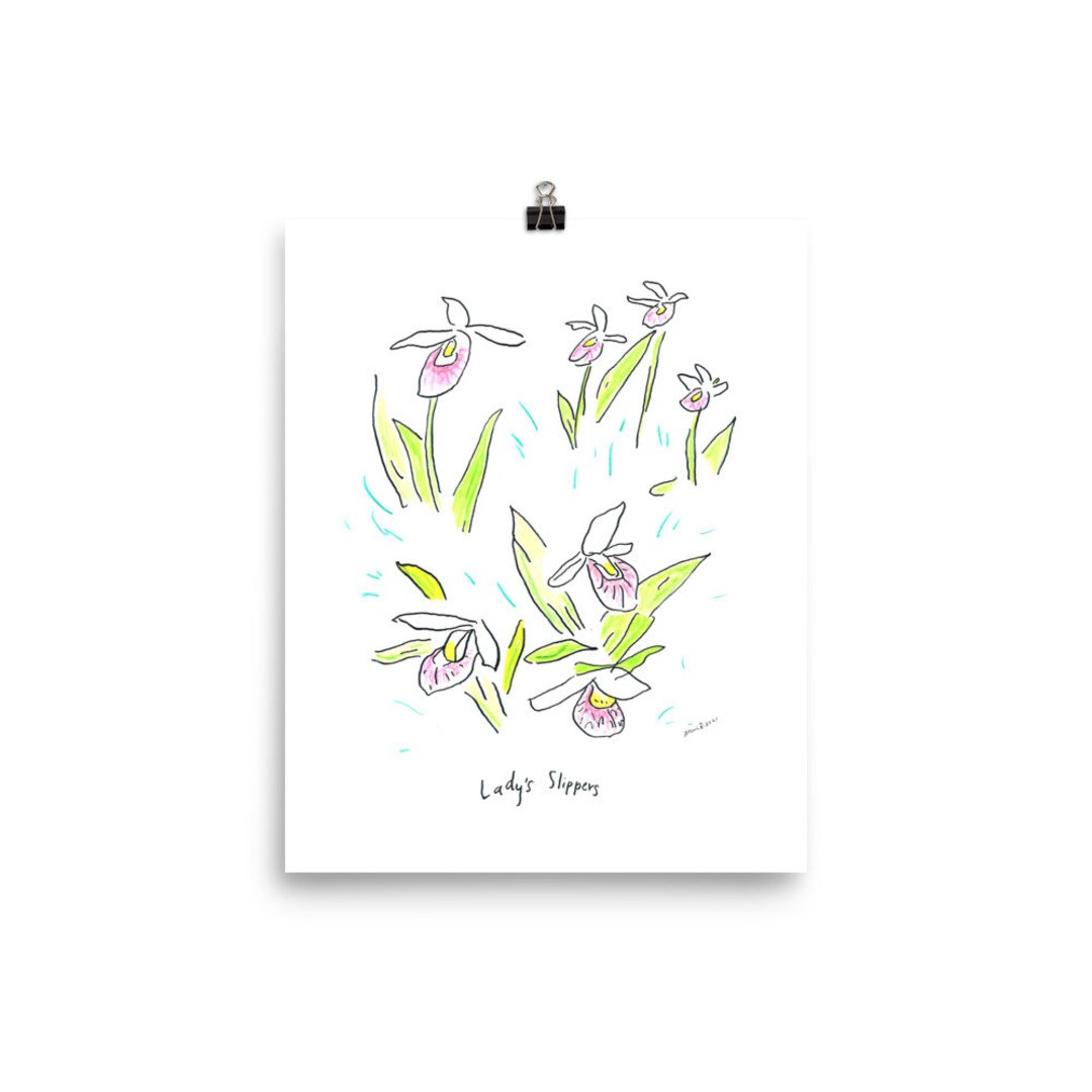 Lady Slippers Print - Etsy