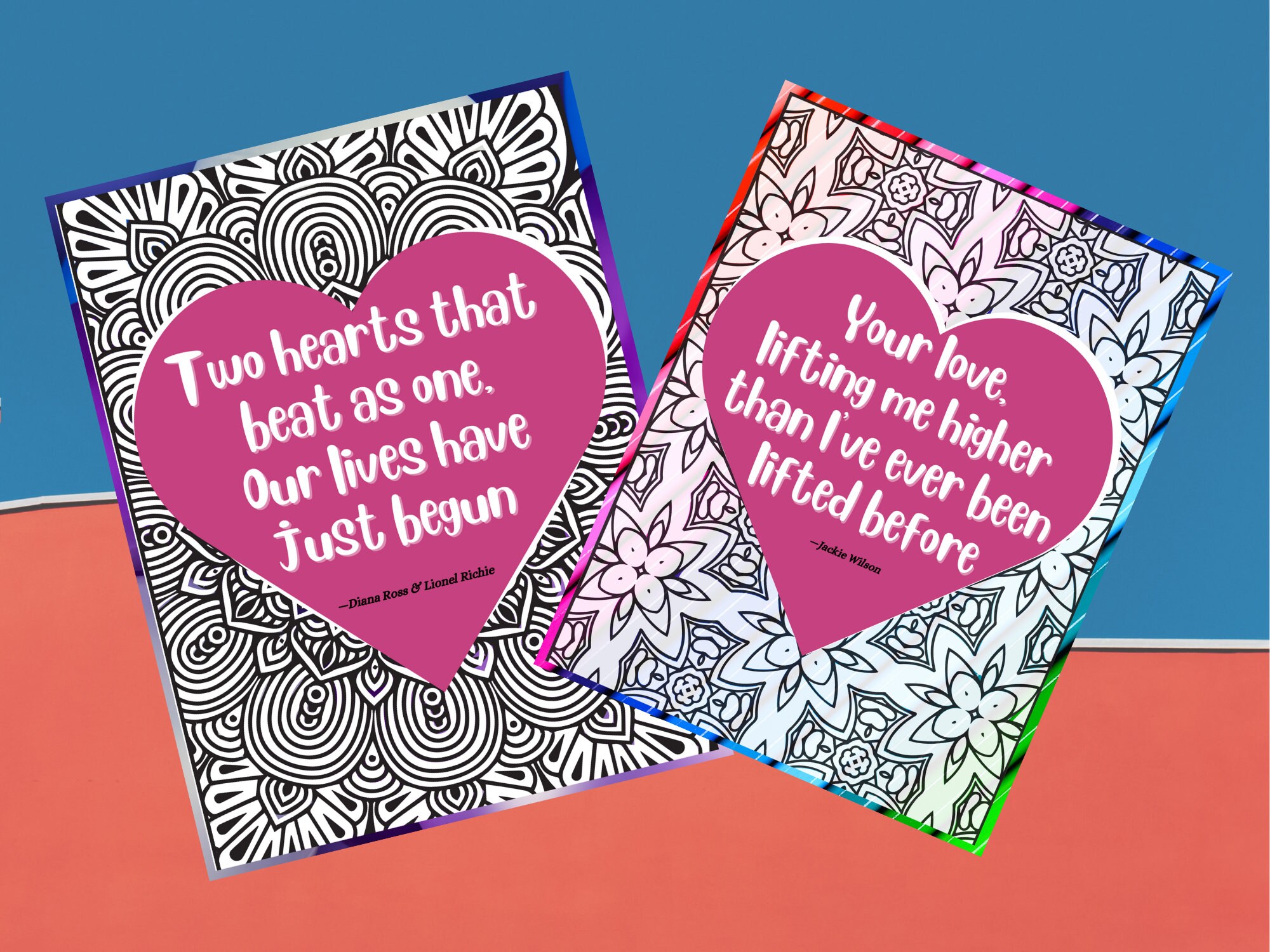 Love Coloring Book, Love Coloring Sheets, Printable Valentine's Day ...
