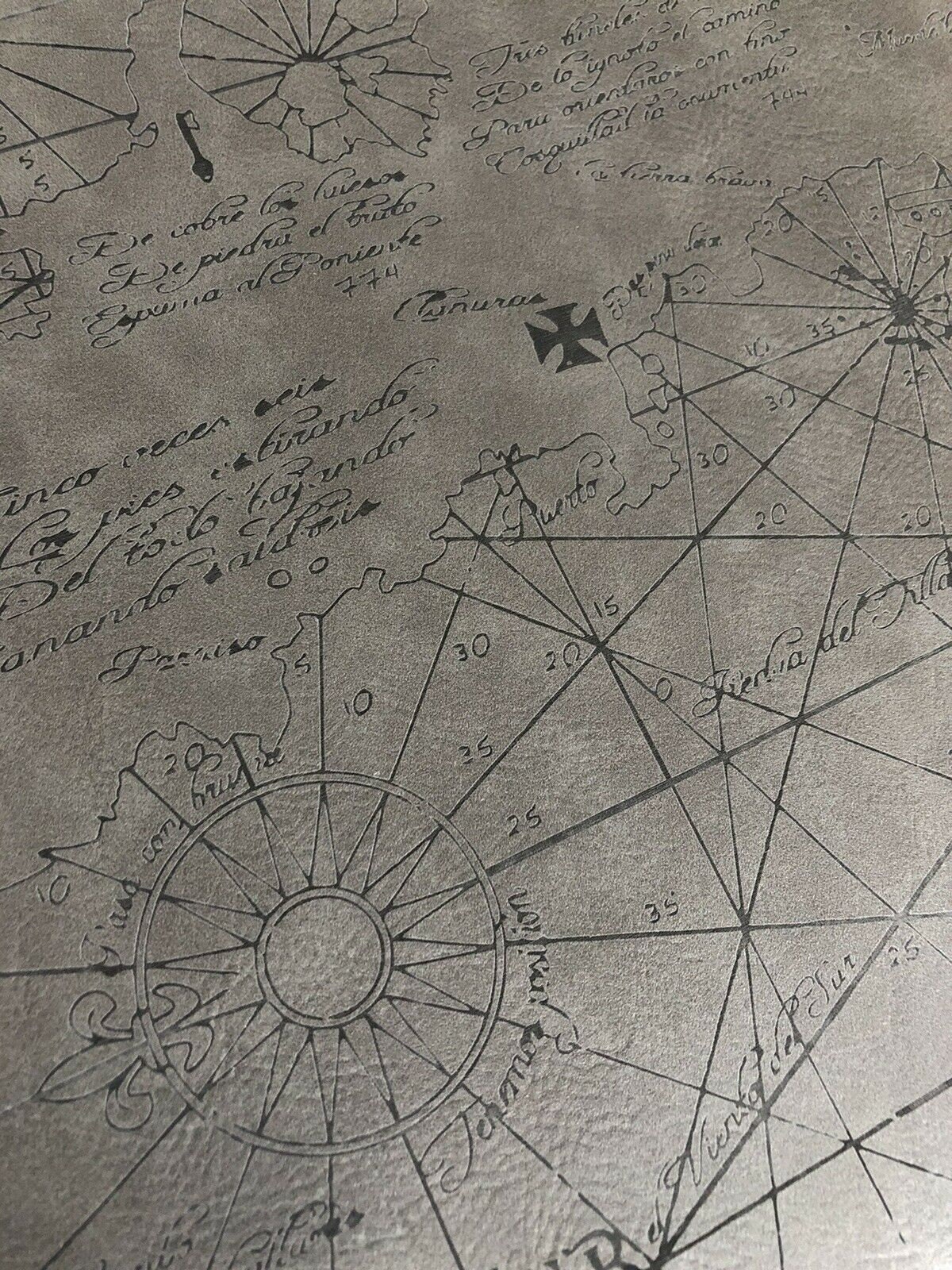 The Goonies Treasure Map Leatherette Placemat Laser Engraved | Etsy