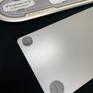 Sabacc Aluminum Player Mat, Rules, & Acrylic Number Set From CSL ...