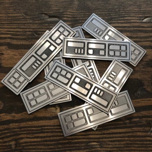 SOLID METAL Republic Credit Ingots Chips Sabacc Stainless Steel Copper ...