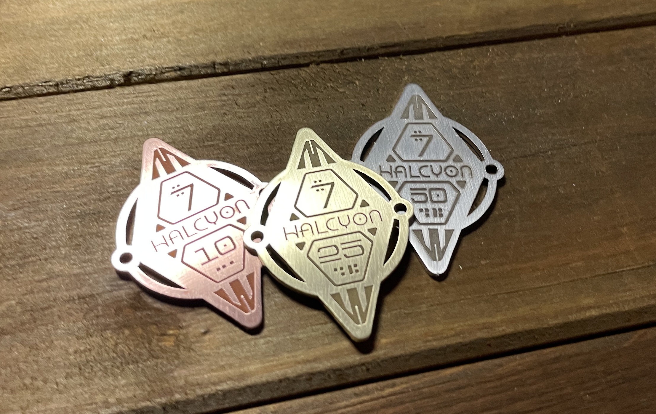 Galactic Starcruiser Halcyon Credit Tokens Sabacc Solid - Etsy