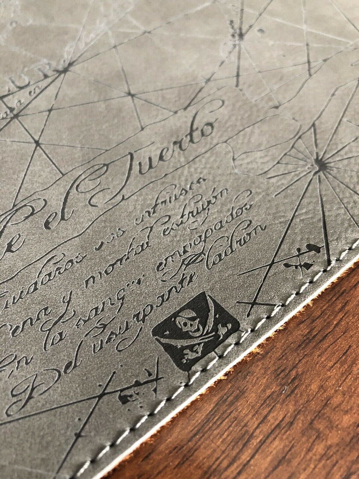 The Goonies Treasure Map Leatherette Placemat Laser Engraved | Etsy