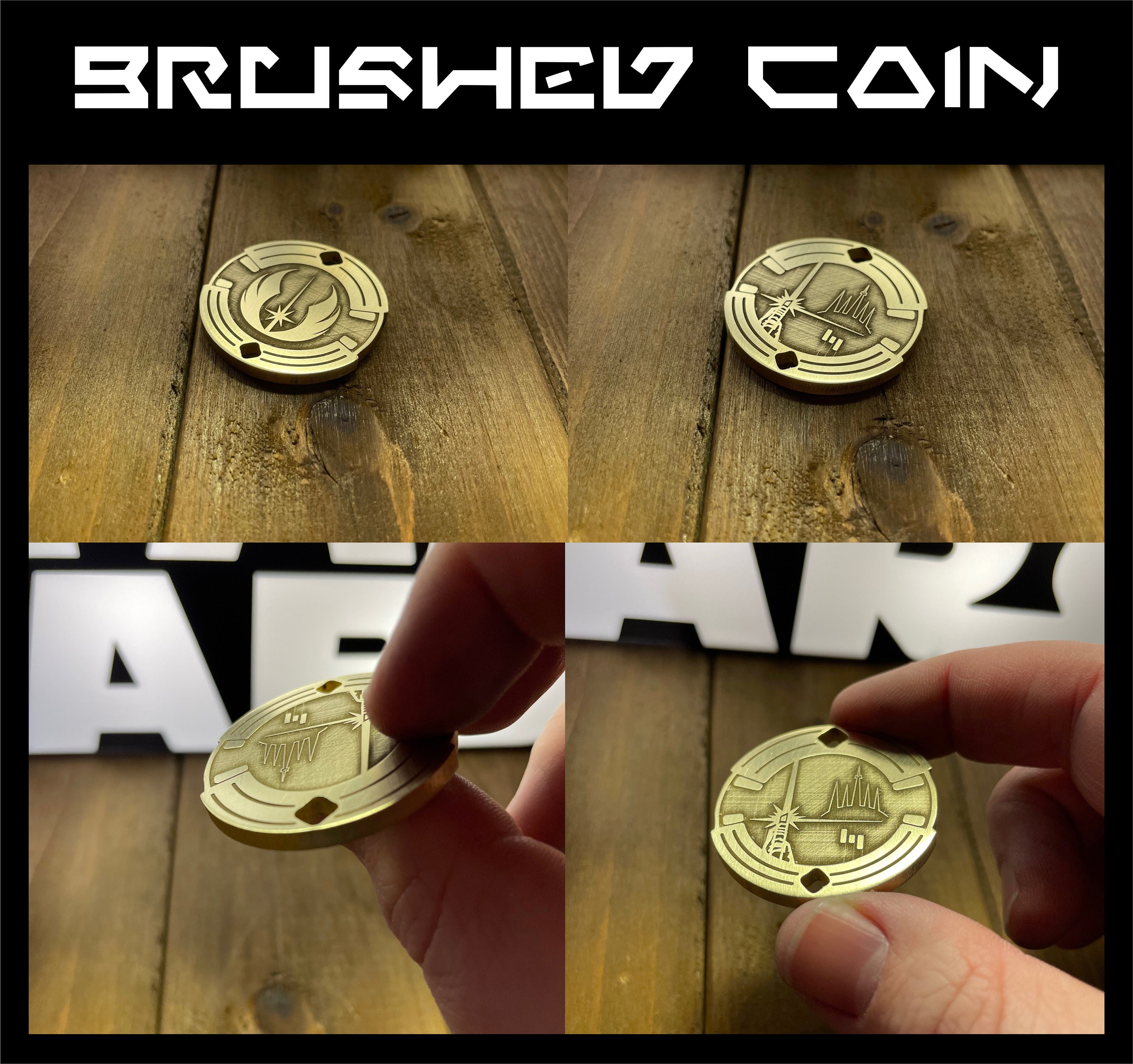 Jedi Path Vault Challenge Coin Medallion Emblem Engraved in - Etsy