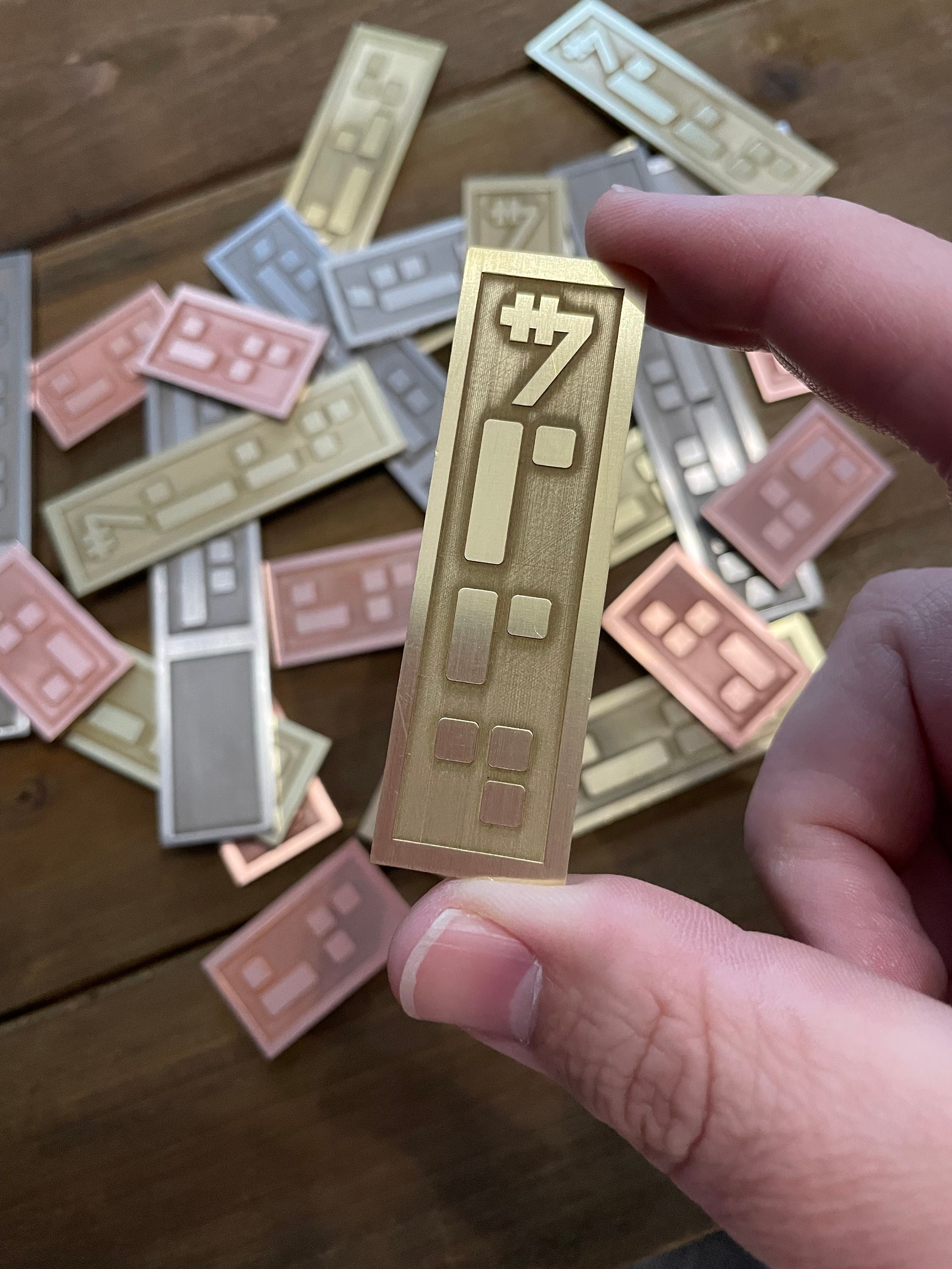 SOLID METAL Republic Credits Bar Tokens Chips Sabacc Stainless Steel ...
