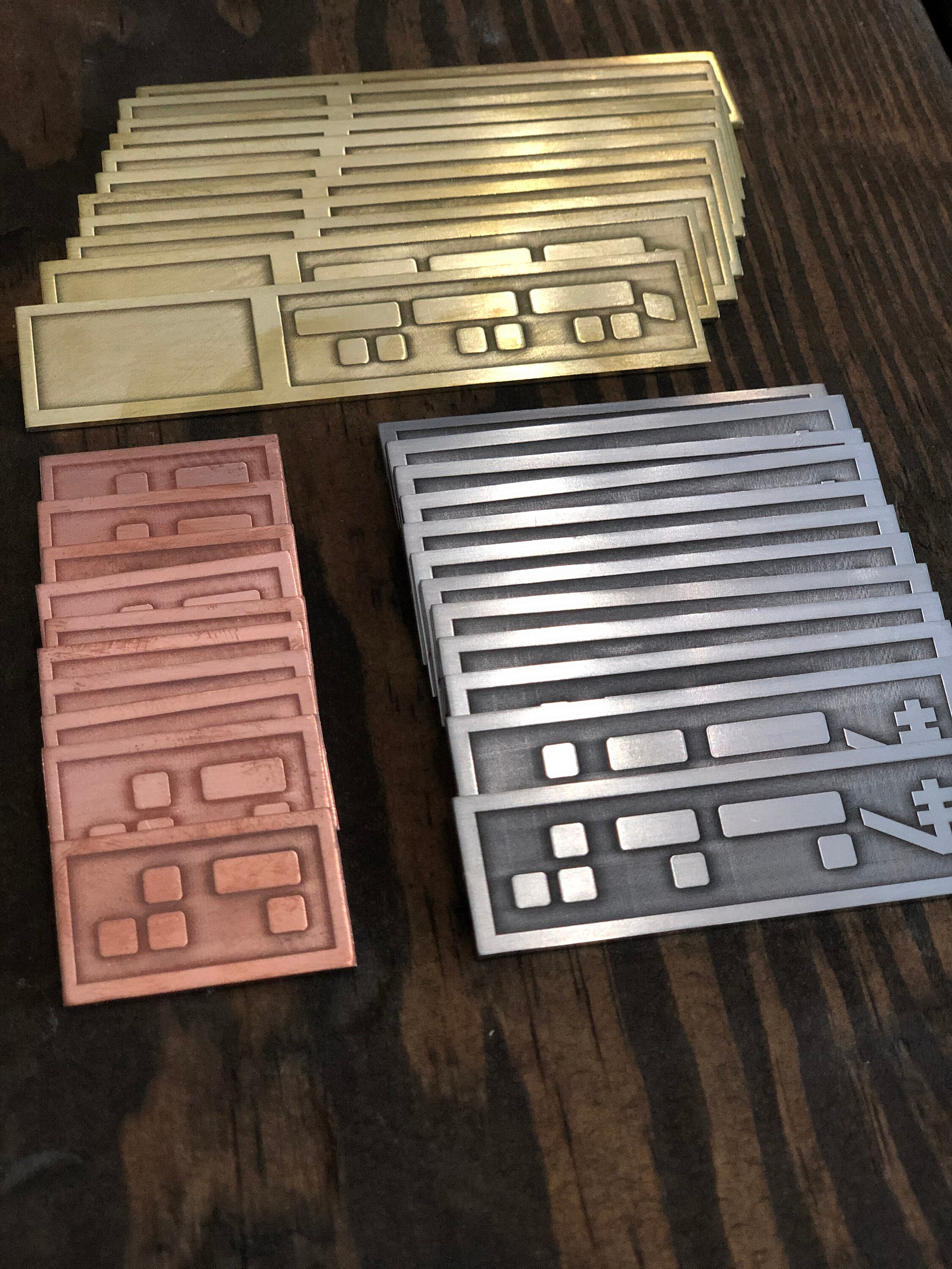 SOLID METAL Republic Credits Bar Tokens Chips Sabacc Stainless | Etsy