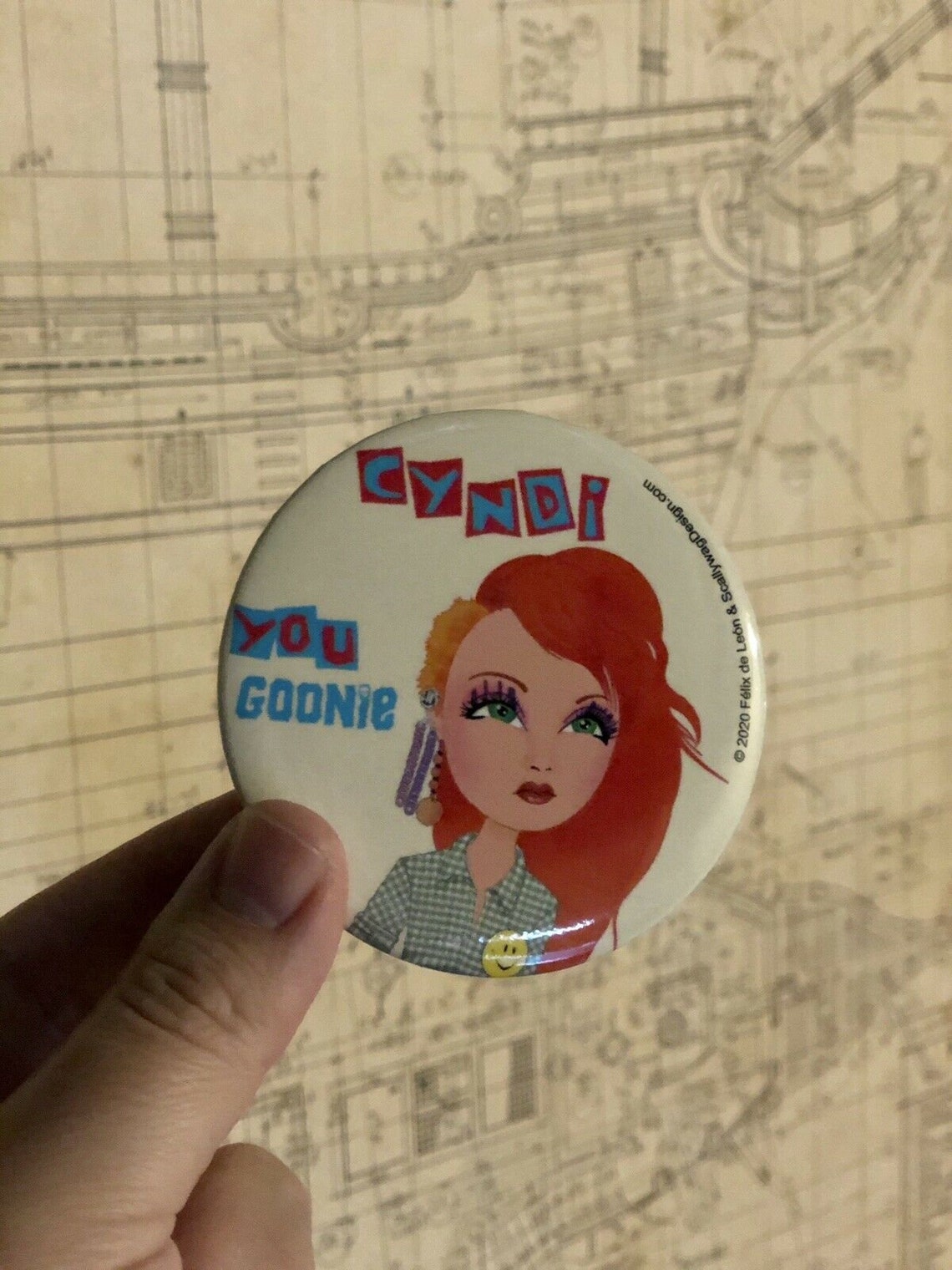 Cyndi Lauper Retro 80s 3 Badge Button Pinback Pin the | Etsy