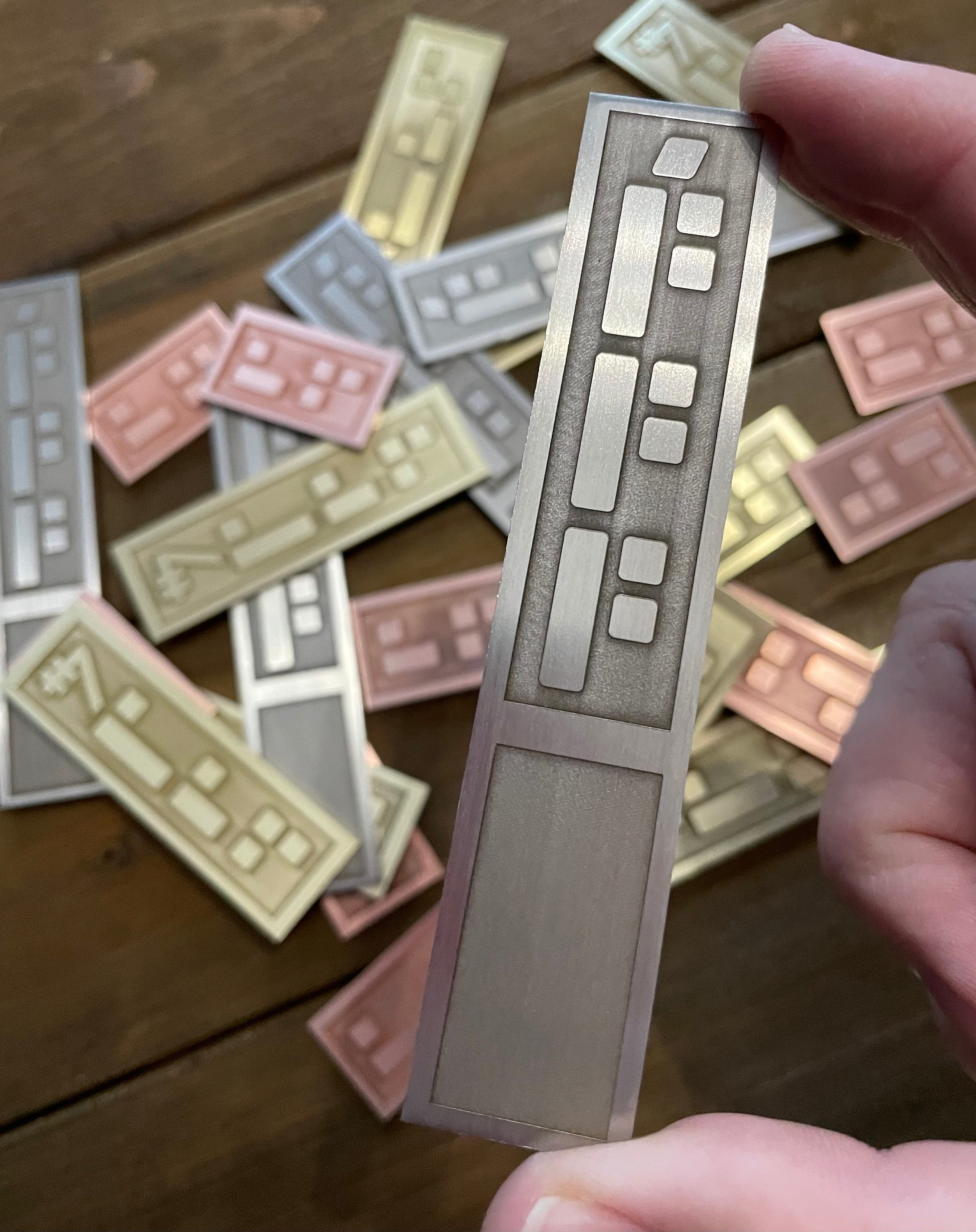 SOLID METAL Republic Credits Bar Tokens Chips Sabacc Stainless | Etsy