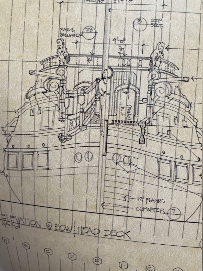 One-eyed Willie's Pirate Ship Blueprints From the Goonies - Etsy Ireland