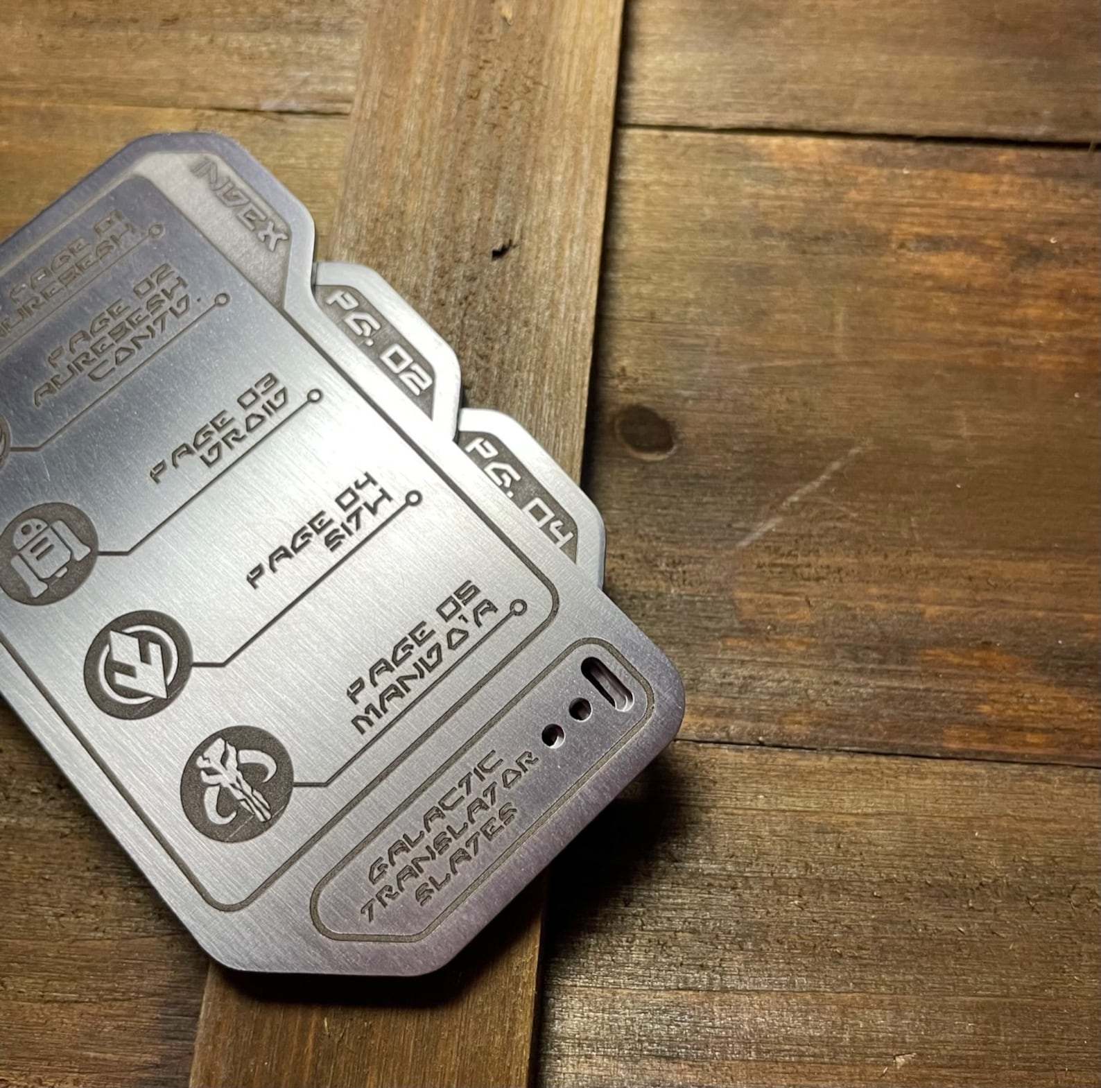 Galactic Translator Solid Brass, Stainless Steel or Wood Star Wars ...