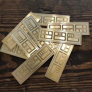 SOLID METAL Republic Credit Ingots Chips Sabacc Stainless Steel Copper ...