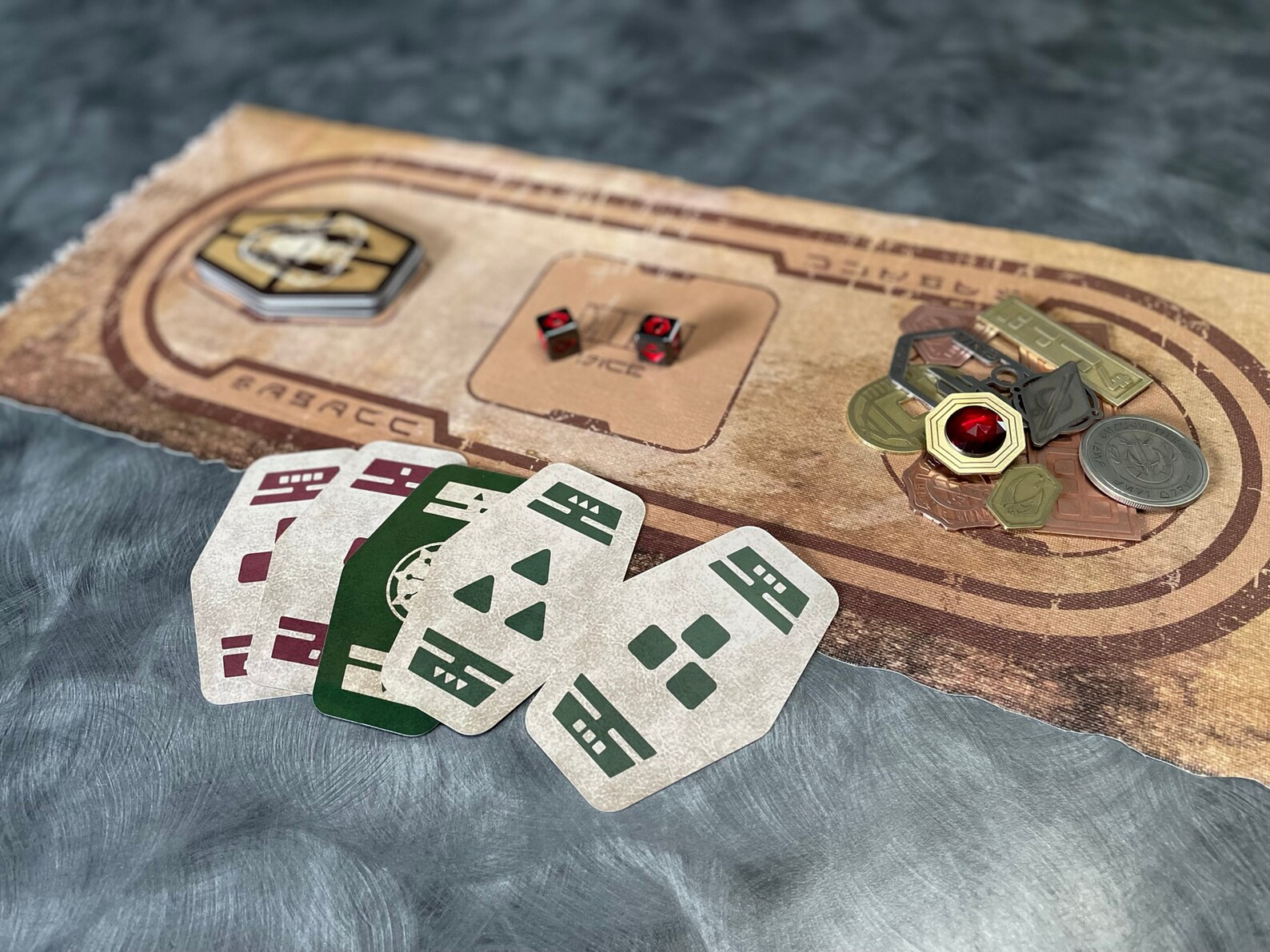 Sabacc Play Mat From Galactic Starcruiser Halcyon's Sublight Lounge ...