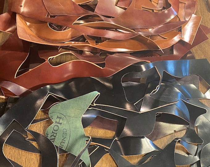 Horween Shell Cordovan Scrap - Etsy