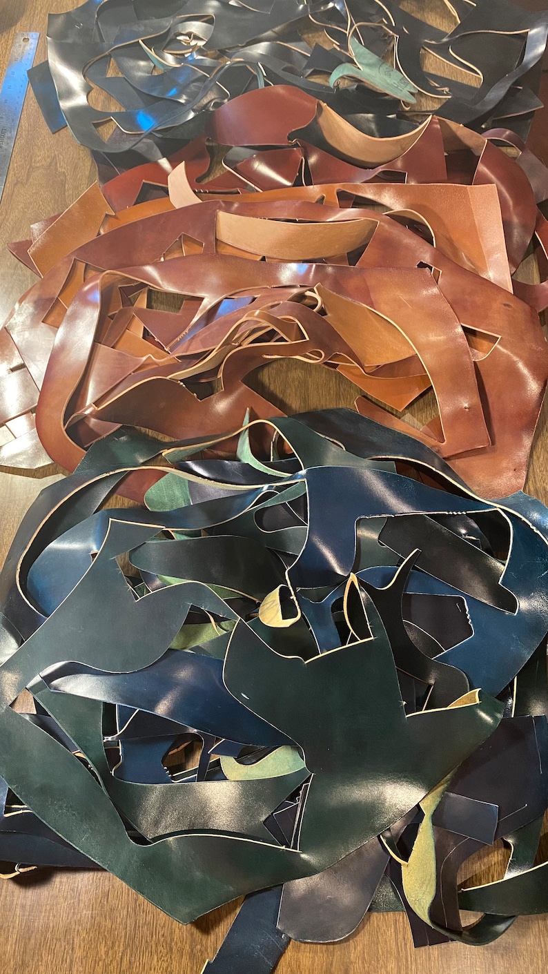 Horween Shell Cordovan Scrap - Etsy