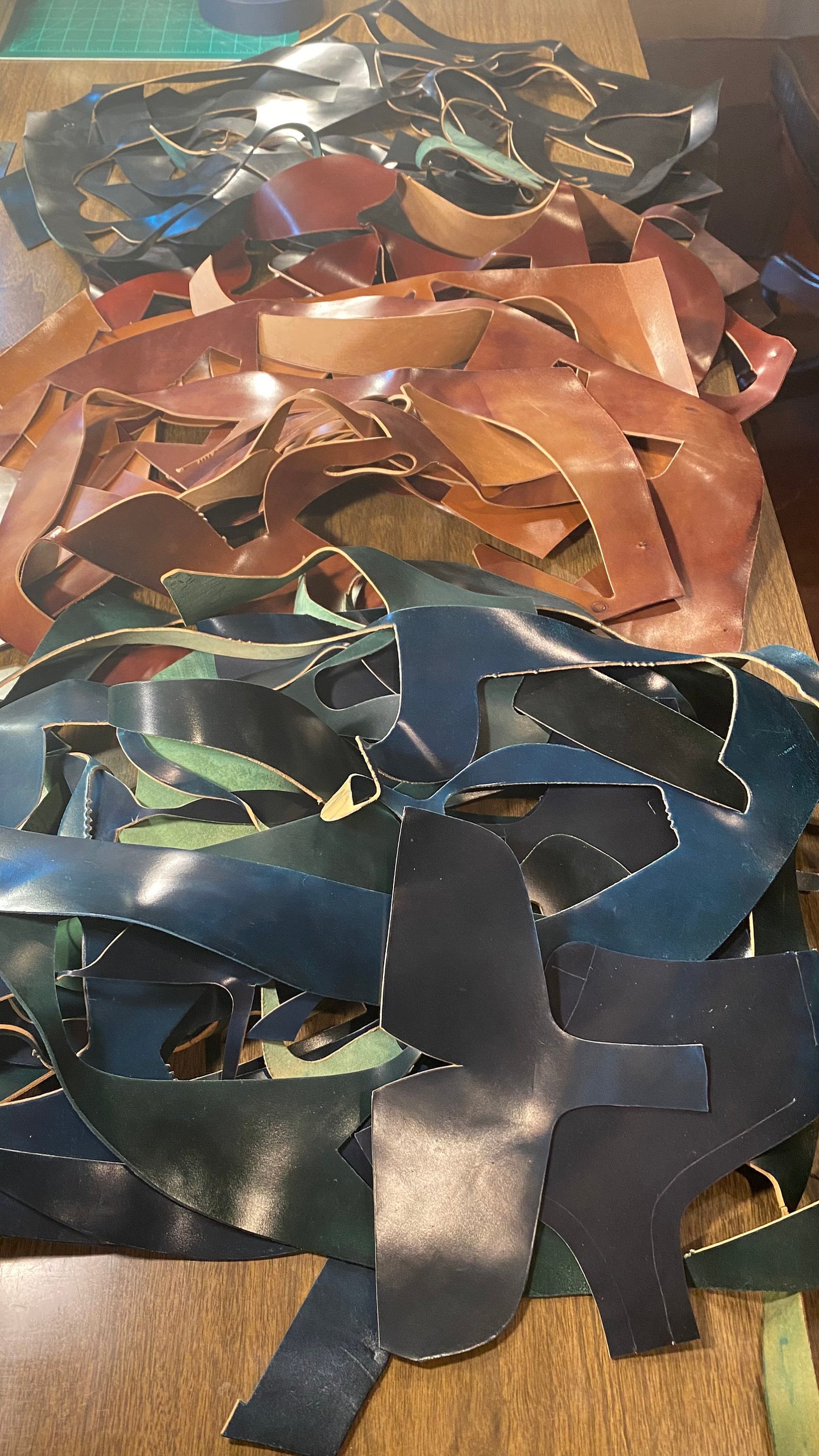 Horween Shell Cordovan Scrap - Etsy