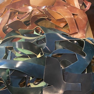 Horween Shell Cordovan Scrap - Etsy