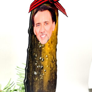 Picholas Cage Ornament Pickle Ornament Nicholas Cage - Etsy