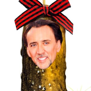 Picholas Cage Ornament Pickle Ornament Nicholas Cage - Etsy