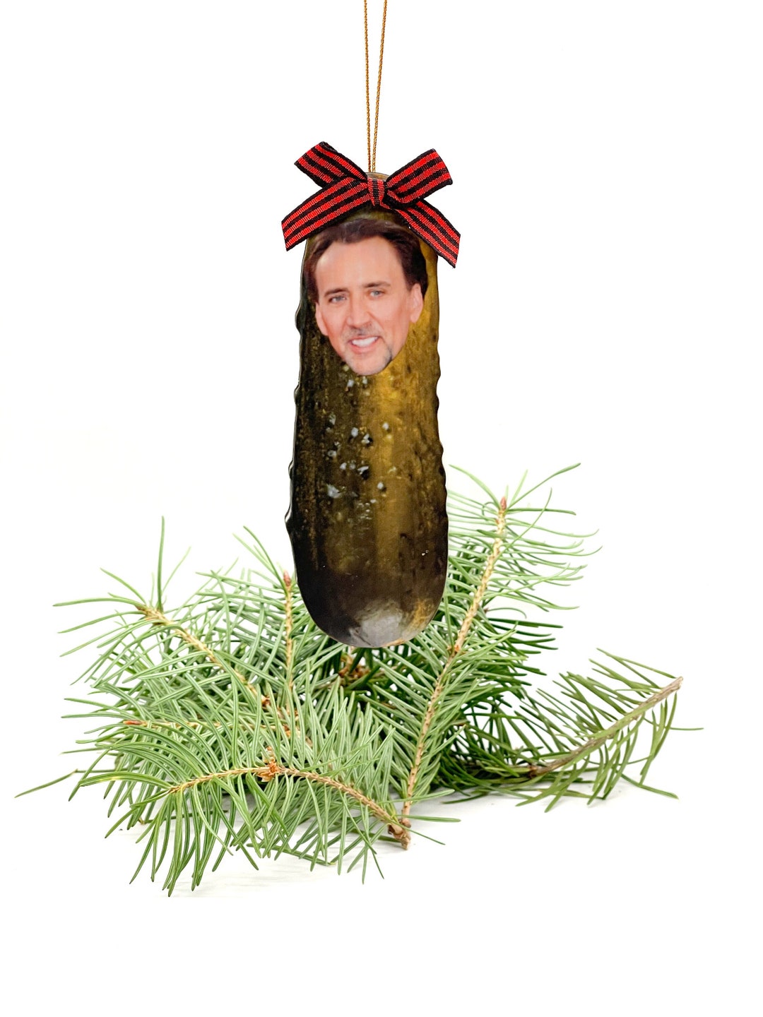 Picholas Cage Ornament Pickle Ornament Nicholas Cage - Etsy