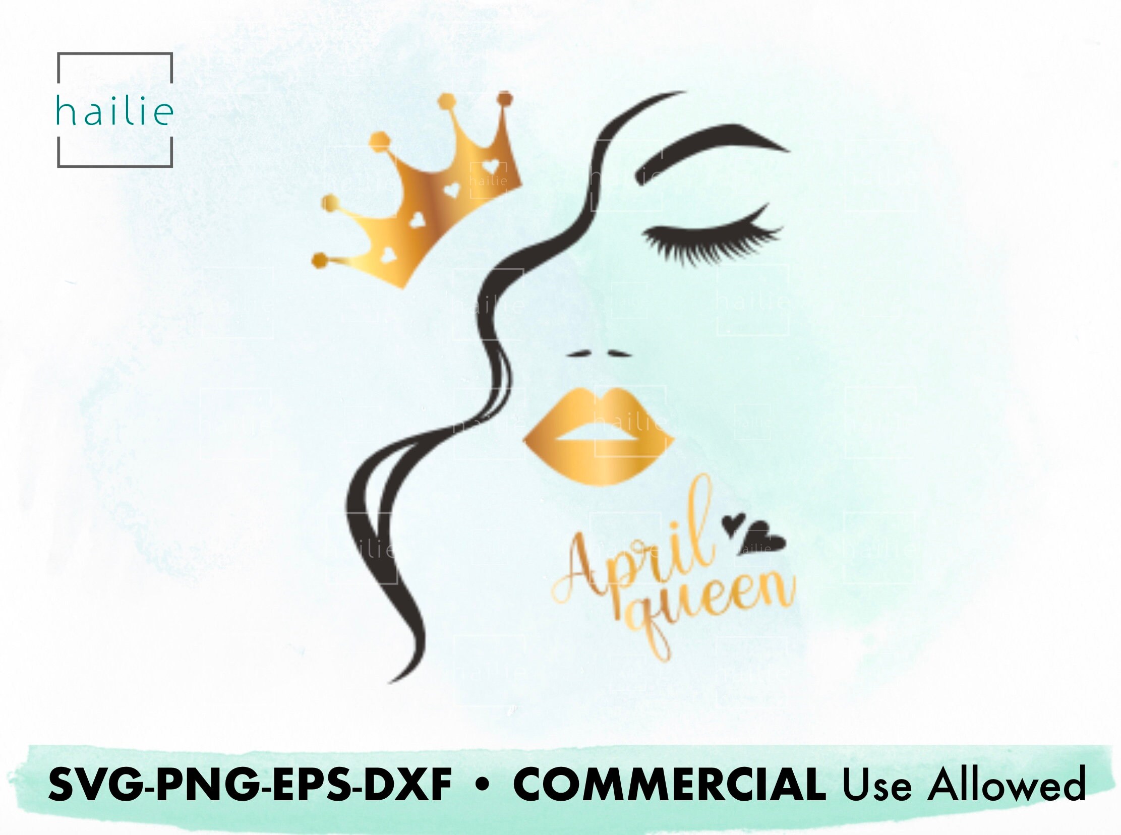 April Queen Svg April Girl Svg April Birthday Svg Women - Etsy Israel