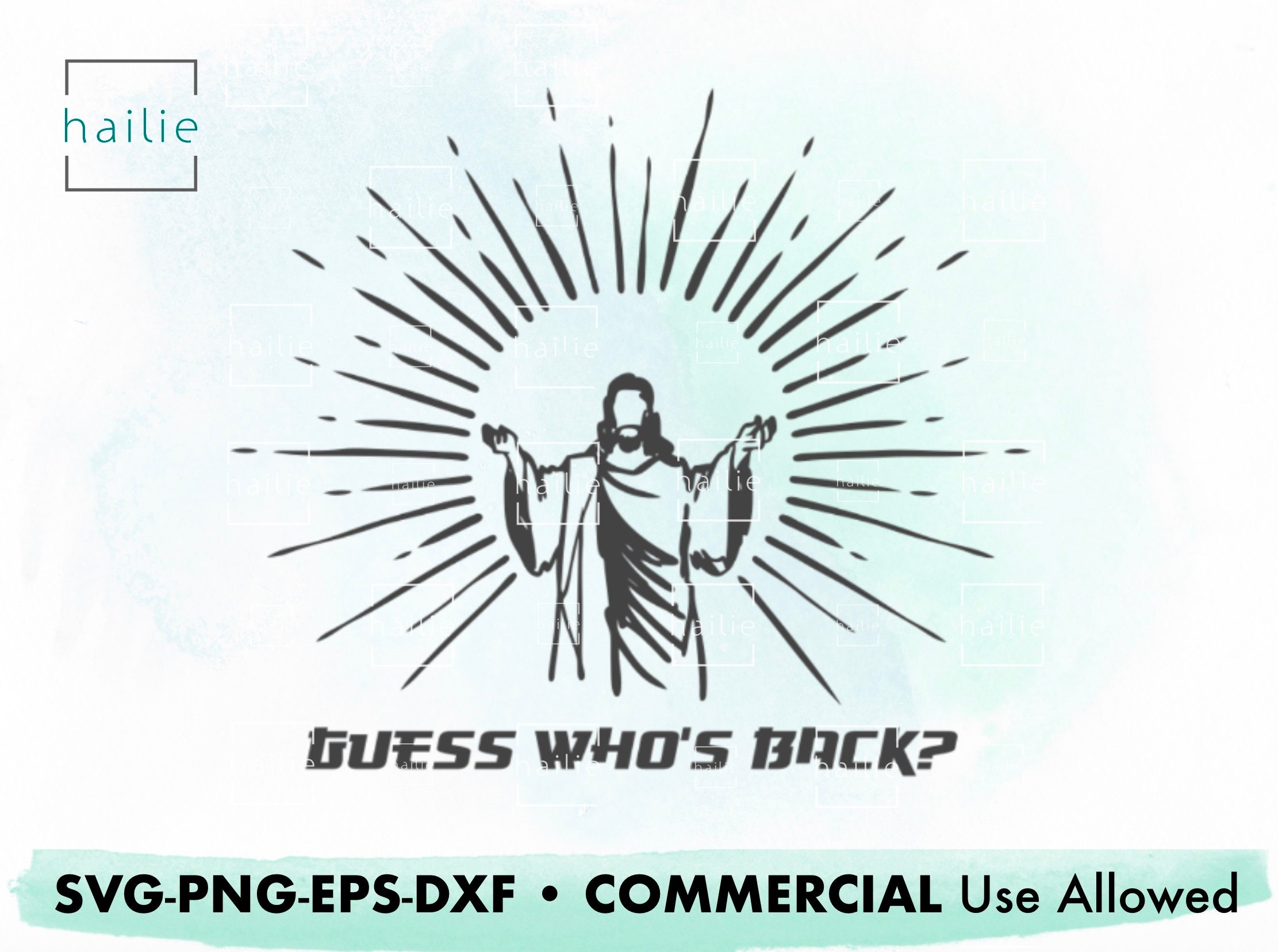 Guess whos back svg Jesus svg easter svg funny svg he | Etsy