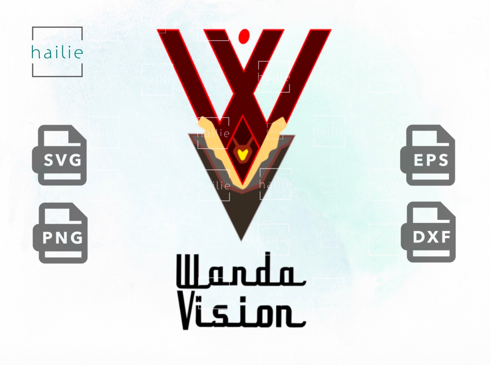 Wandavision SVG Scarlett Witch SVG Svg Bundle Darkhold - Etsy