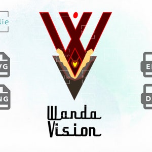 Wandavision SVG Scarlett Witch SVG Svg Bundle Darkhold - Etsy
