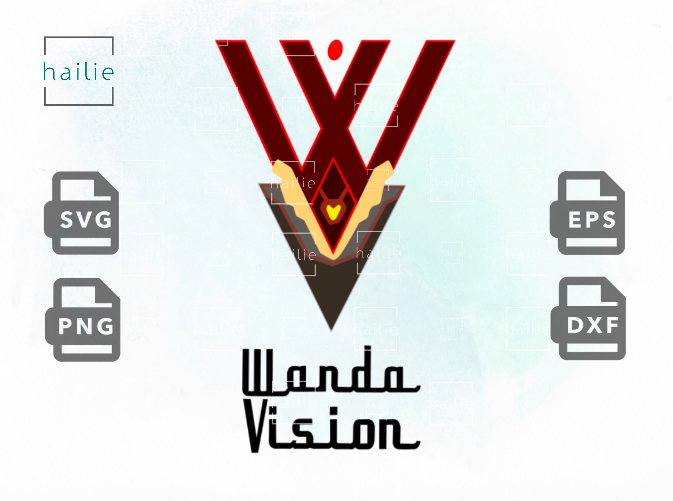 Wandavision SVG Scarlett Witch SVG Svg Bundle Darkhold - Etsy Canada