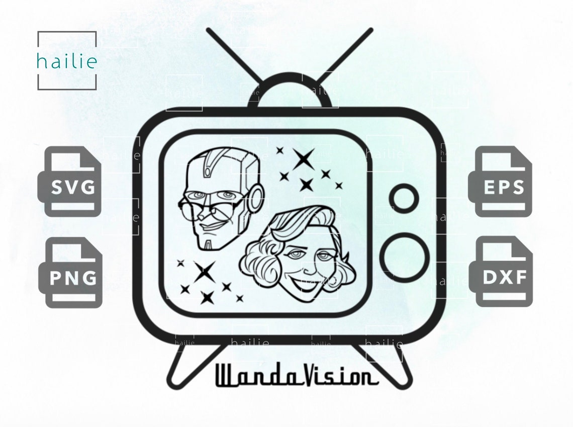 Wandavision SVG Scarlett Witch SVG Svg Bundle Darkhold - Etsy