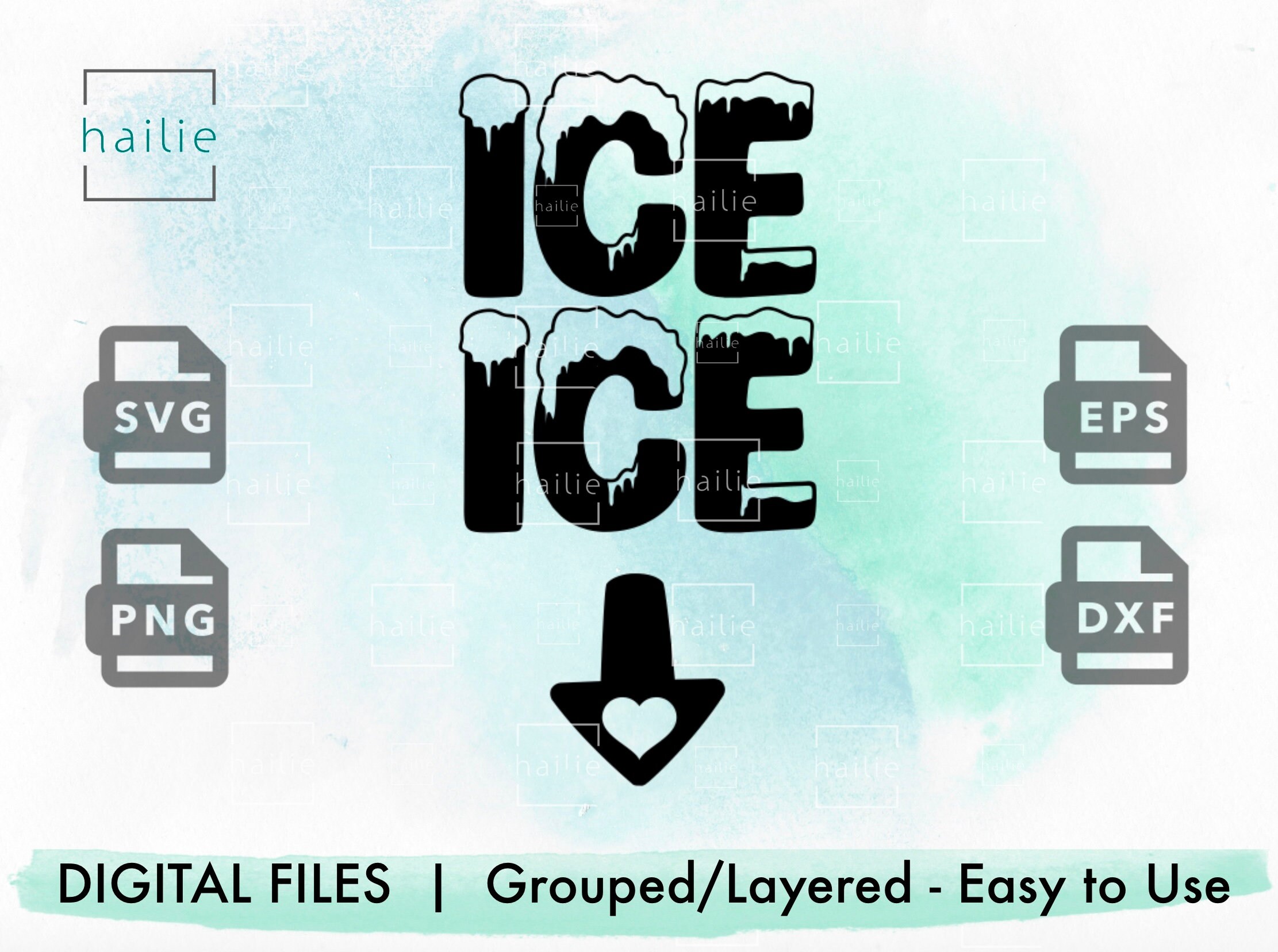 Ice Ice Baby svg Baby announcement svg Diseño del anuncio - Etsy México