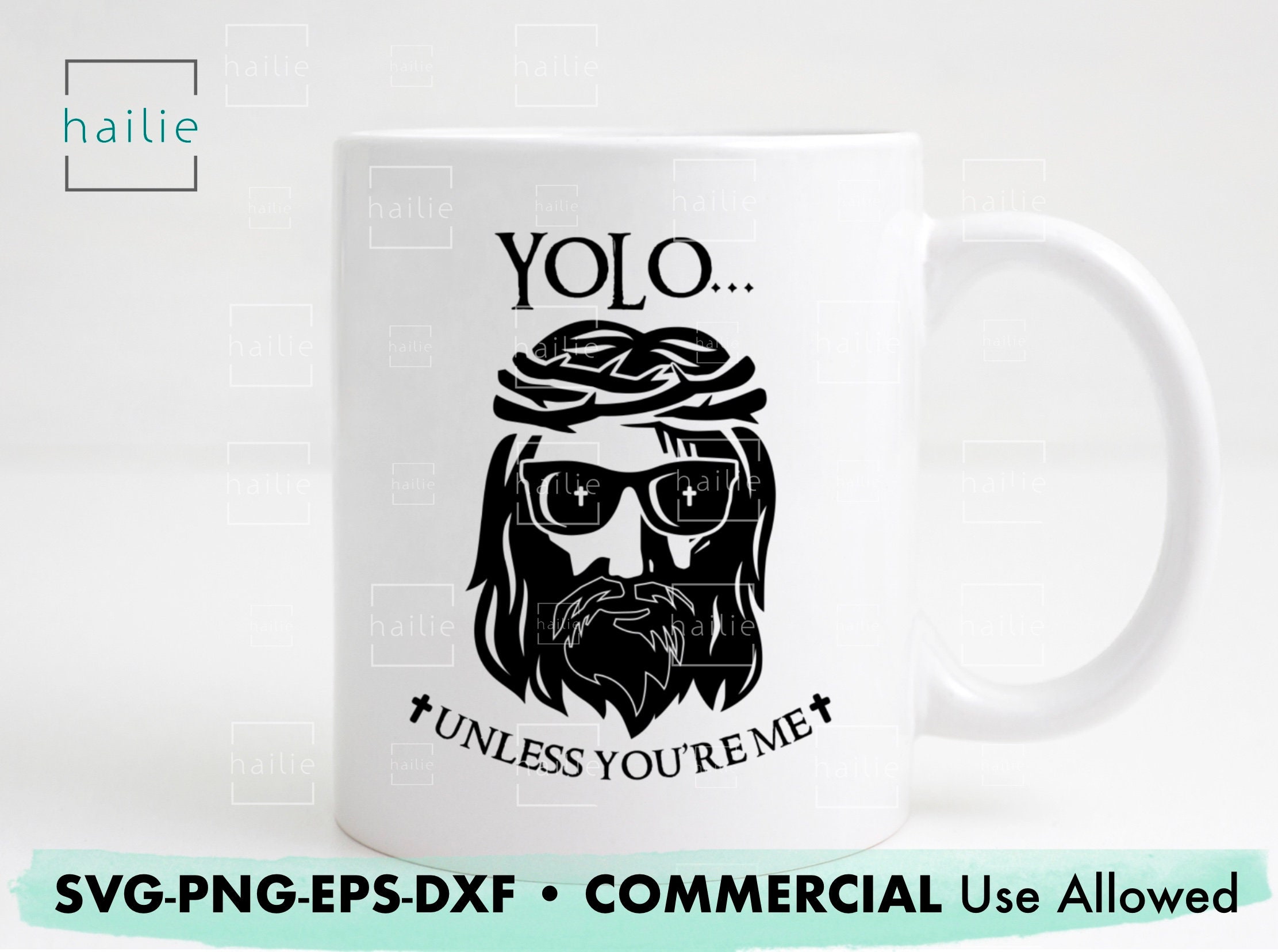 You Only Live Once Svg Yolo Svg Jesus Svg Funny Easter - Etsy Canada