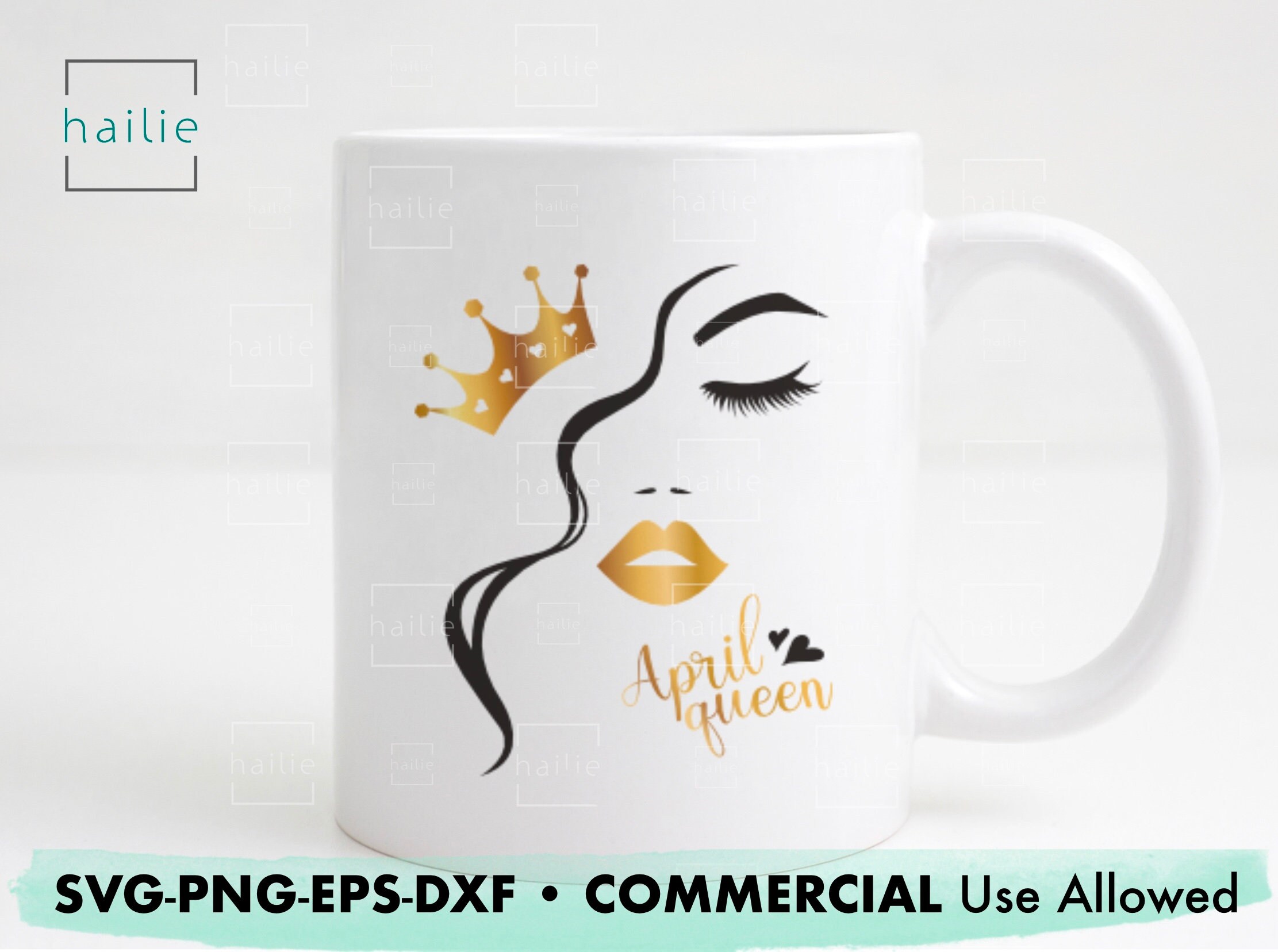 April Queen Svg April Girl Svg April Birthday Svg Women - Etsy Israel