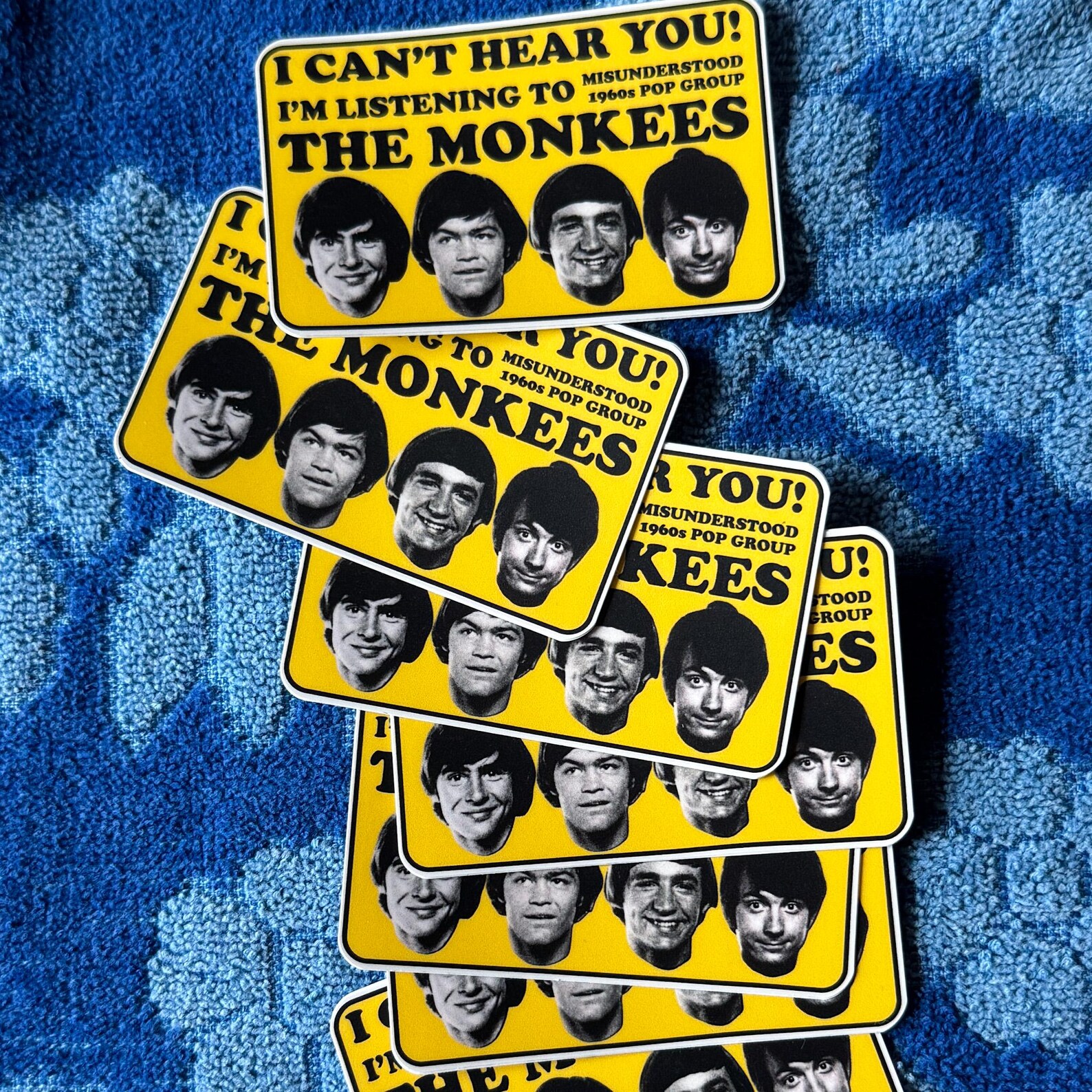 The Monkees "i Can't Hear You!" Sticker || the Monkees Mike Nesmith ...