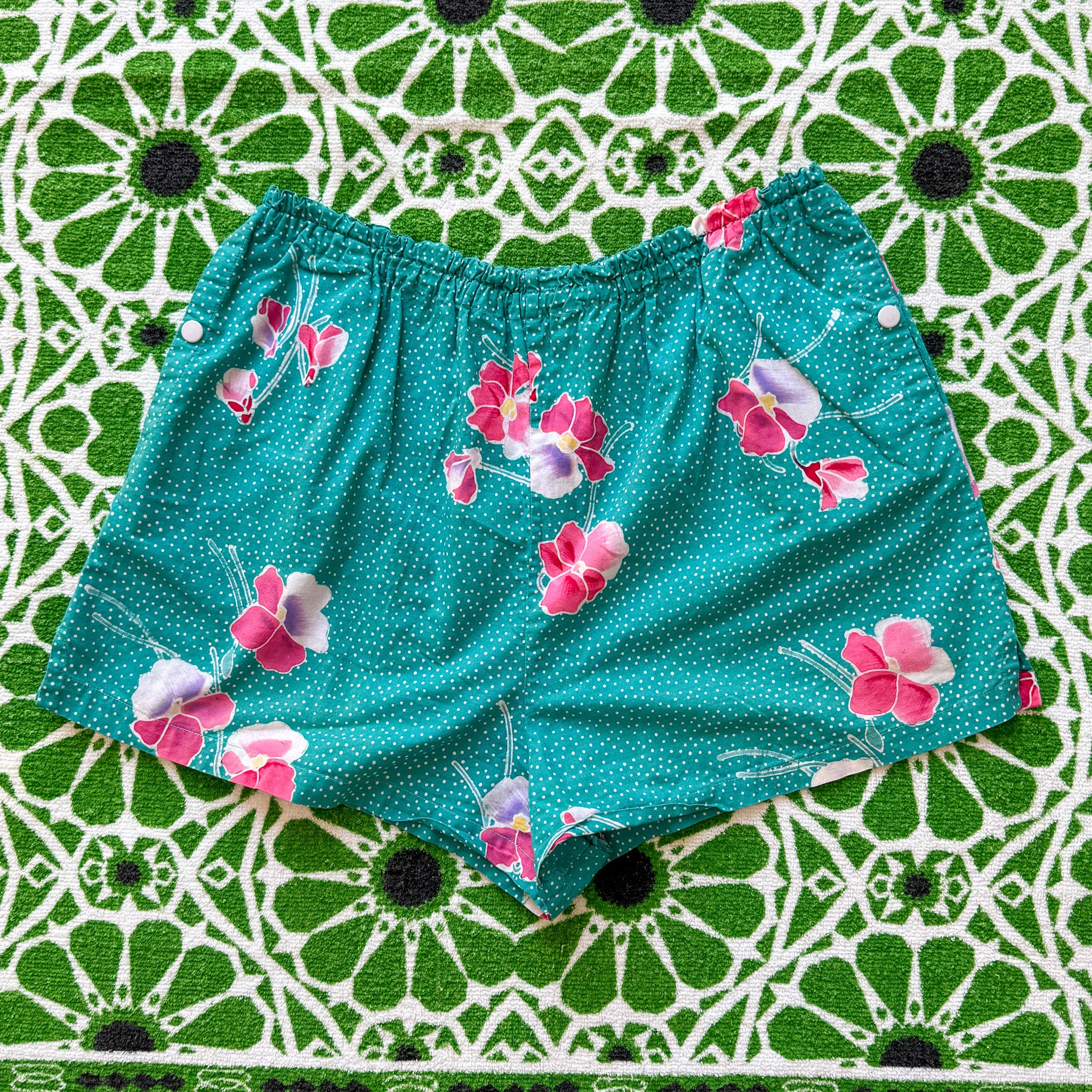 1980s 1990s Vintage Two Piece Tank and Short Set S / M by Java Wraps ...