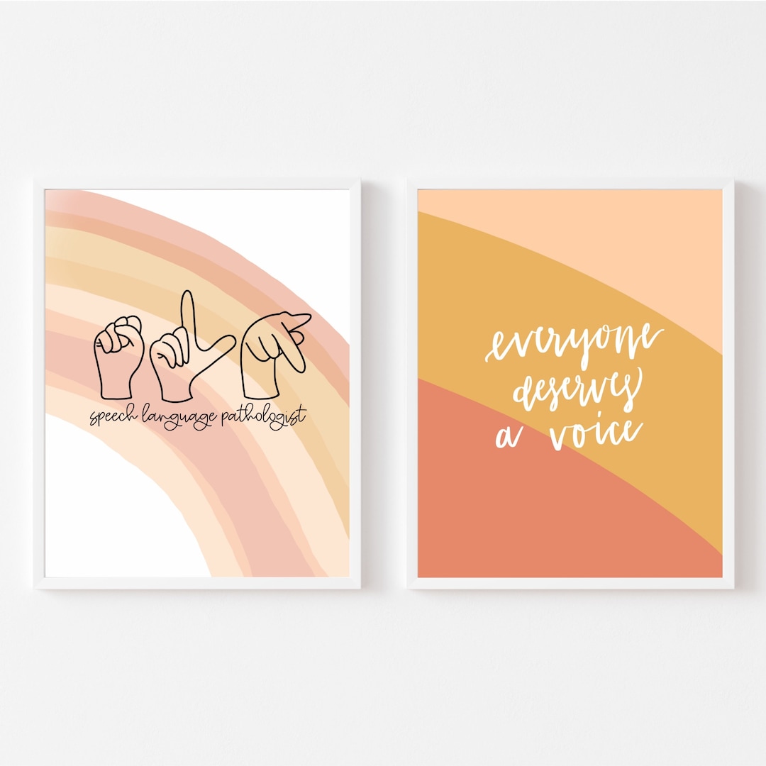 Therapy Office Decor, Speech Poster, Speech Therapy Room Decor, Speech ...