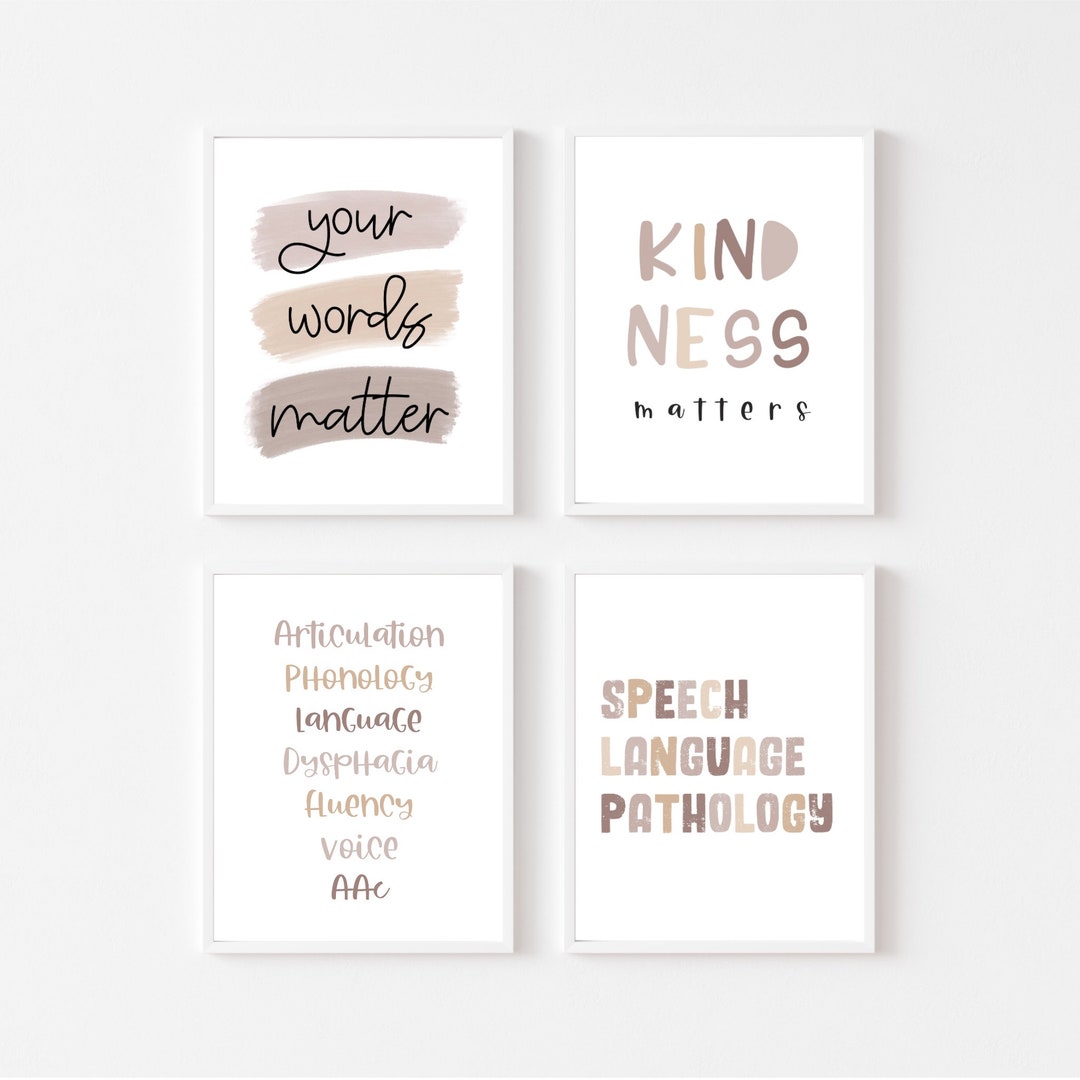 Speech Therapy Poster, Classroom Posters, Educational Decor, Speech ...
