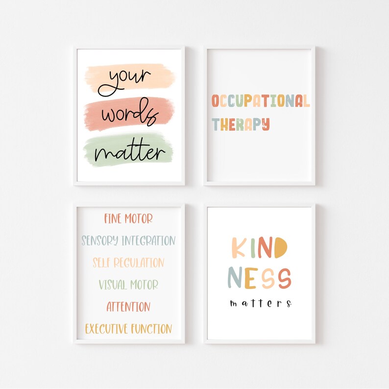 Occupational Therapy Poster Occupational Therapy Decor - Etsy