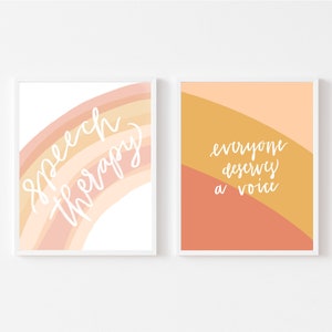 Speech Therapy Room Decor, Speech Therapy Poster, Therapy Office Decor ...