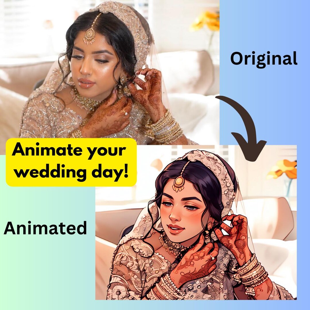 Custom Animation, Animate Your Wedding Trailer, Cartoon, Movie, Virtual ...