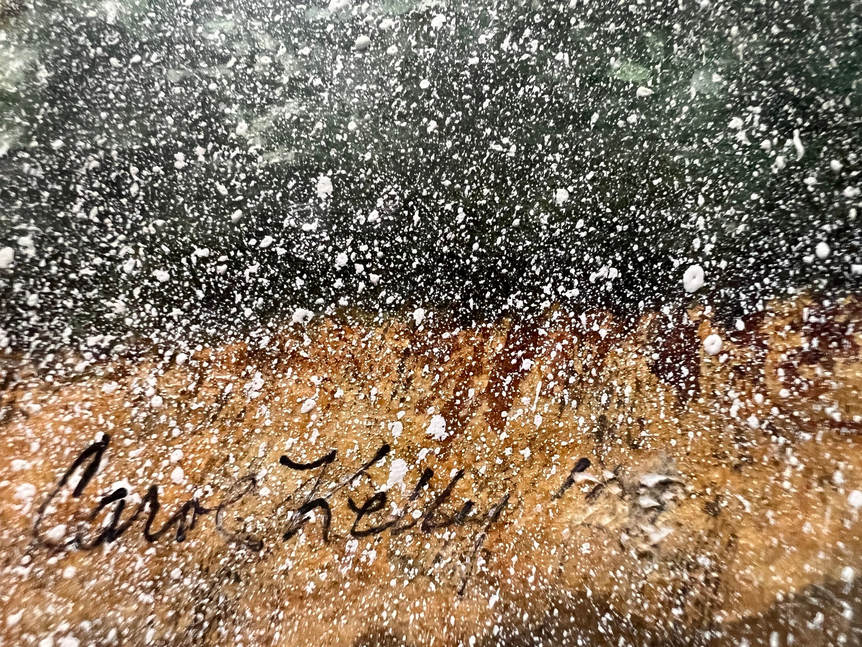 Original Vintage Watercolor Painting of Mt. Greylock in the Snow ...