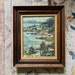 Vintage Impressionist Landscape Oil Painting, Doris Jenney, Framed ...