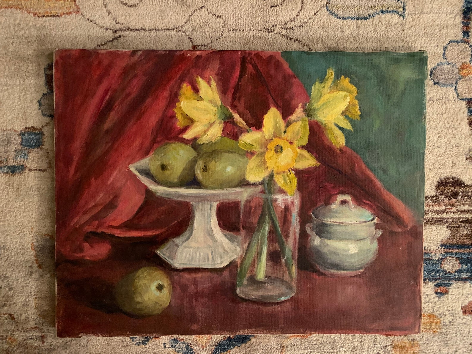 Vintage Original Impressionist Style Still Life Oil Painting - Etsy