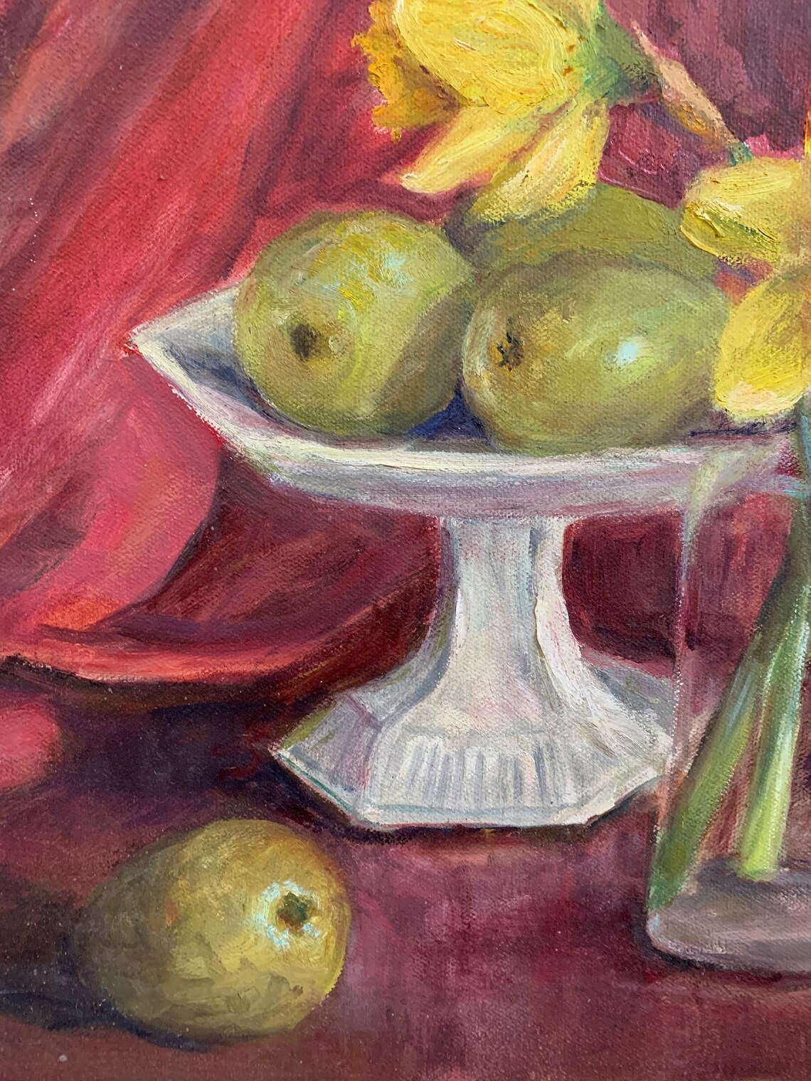 Vintage Original Impressionist Style Still Life Oil Painting - Etsy