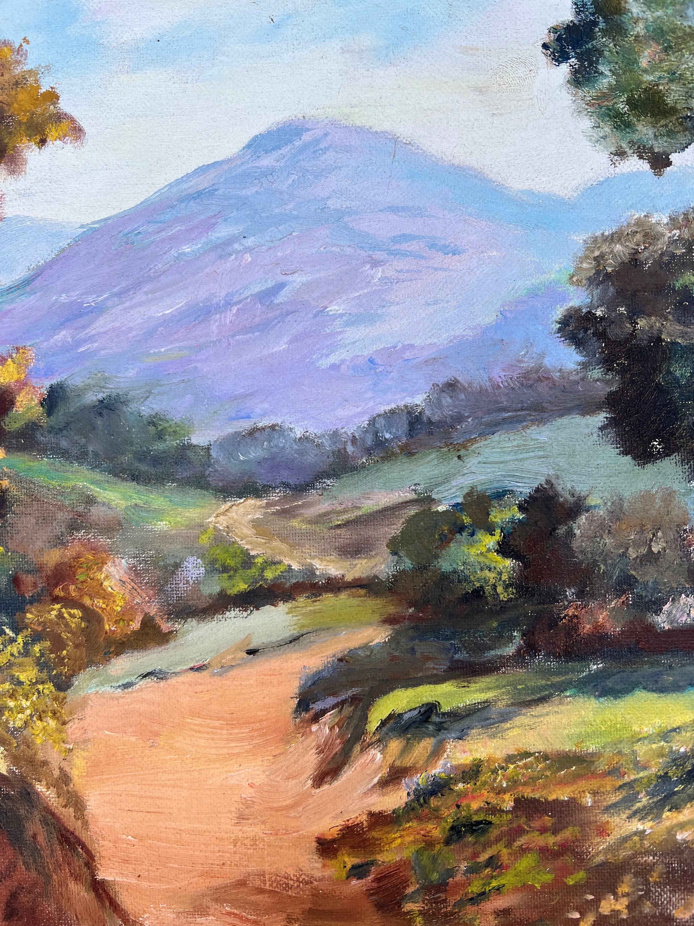 Original Vintage Impressionist Landscape Painting, Impressionist ...