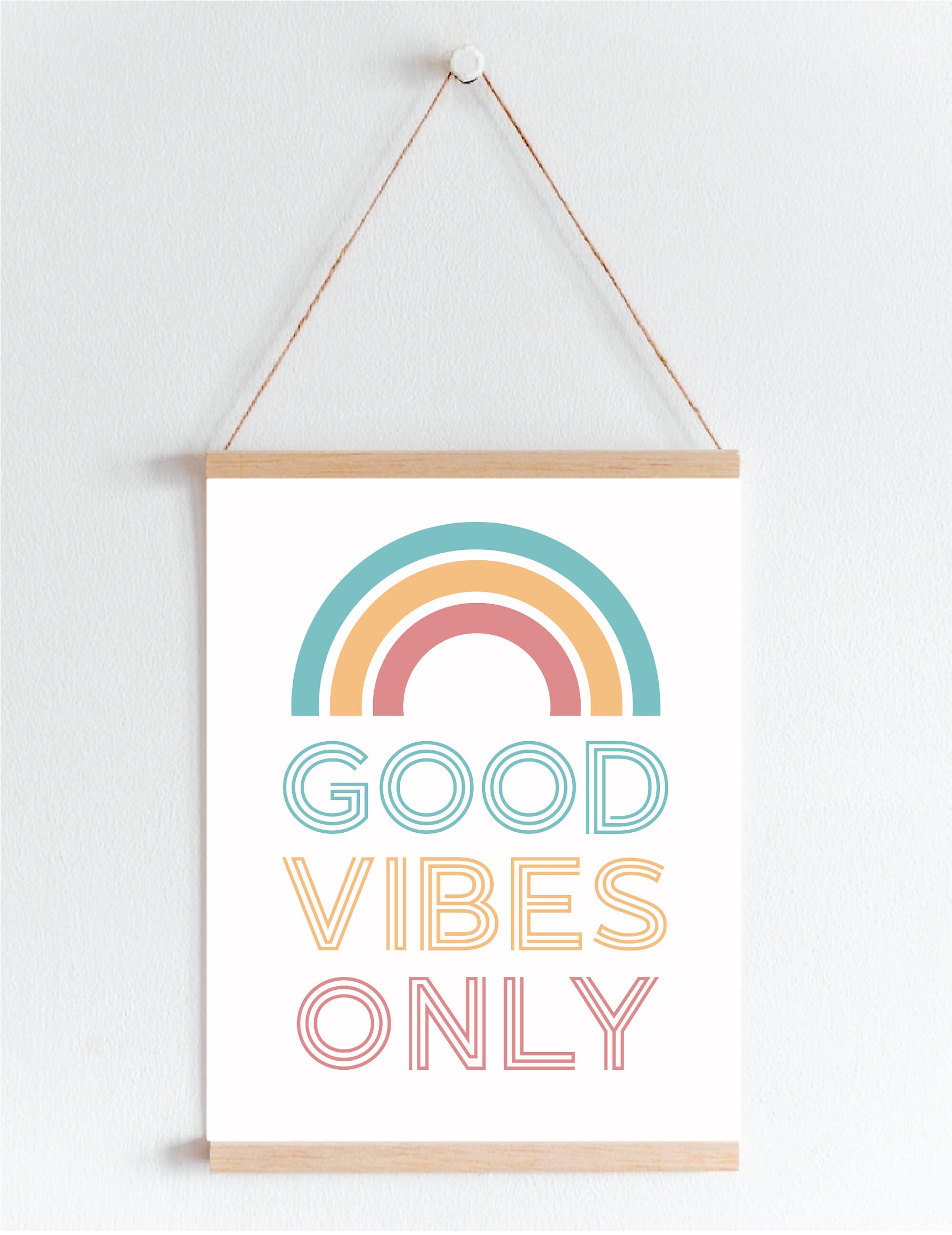 Good Vibes Only Printable | Good Vibes Only Poster | Digital Print ...