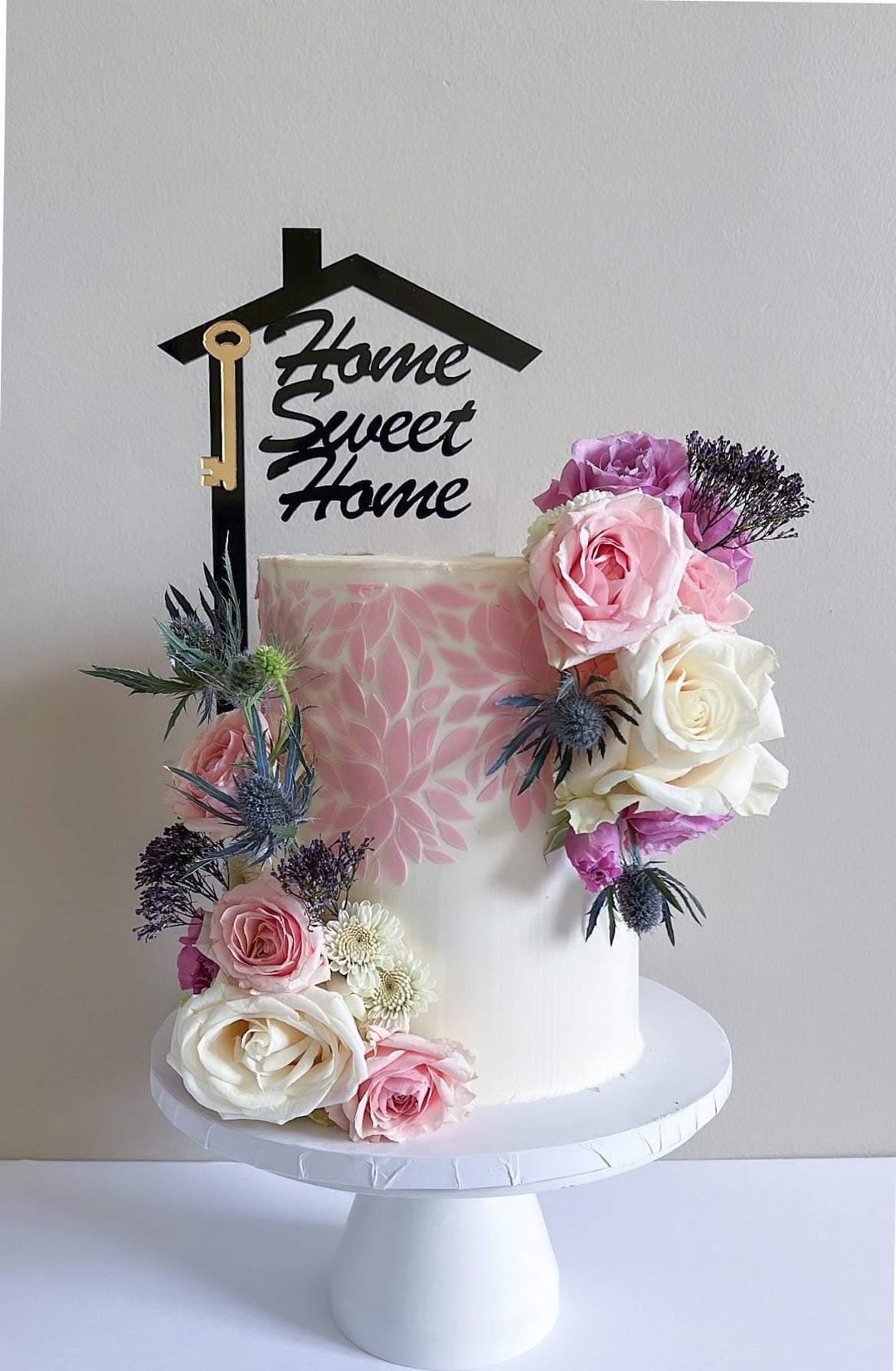 Home Sweet Home Cake Topper | New Home Cake Topper | Welcome Home - Etsy