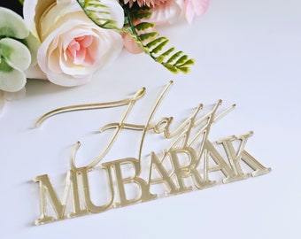 Hajj and Umrah Cake Topper - Makkah Madina Direction Sign Cake Topper ...